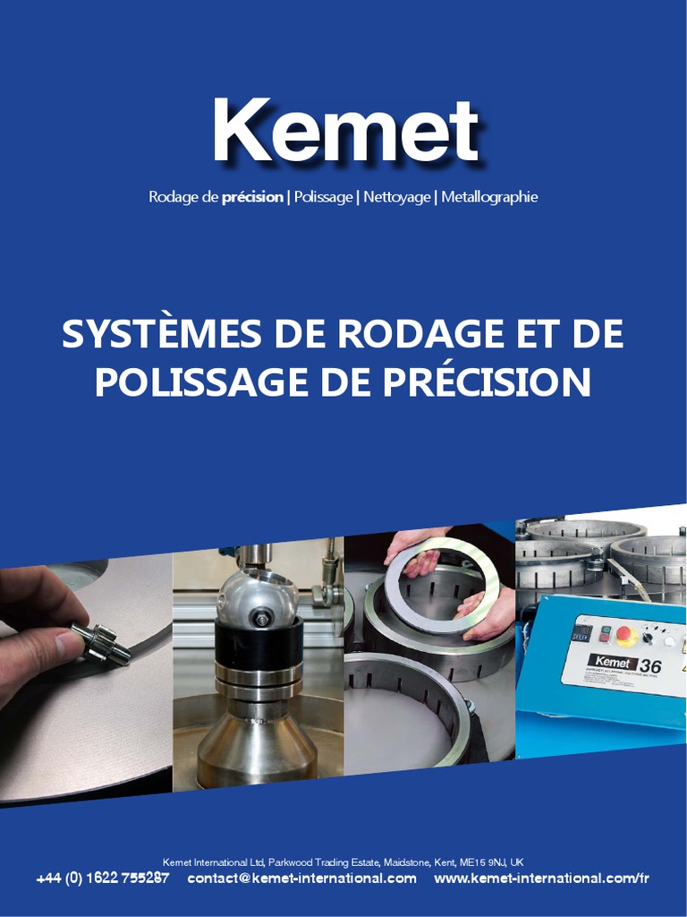 Solutions de Rodage de Précision Kemet | PDF | Usinage | Pompe