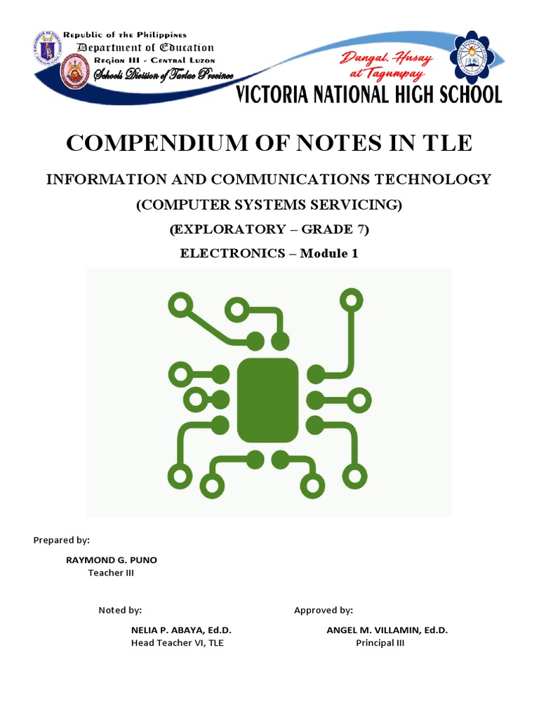 ICT 7 Electronics Chapter 2 | PDF | Resistor | Electrical Resistance And Conductance