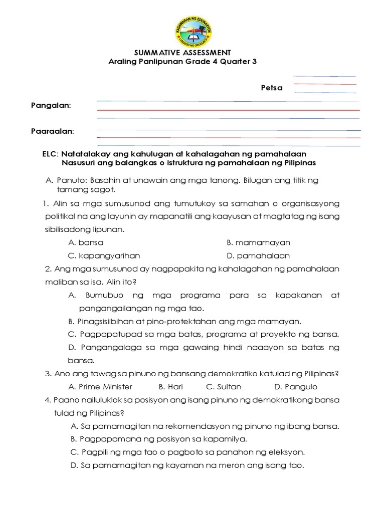 AP 4 Summative | PDF