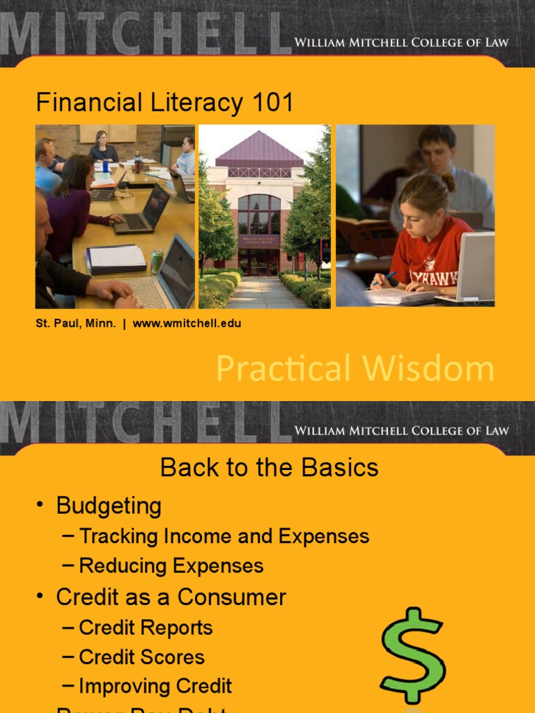 Financial Literacy 101 | PDF