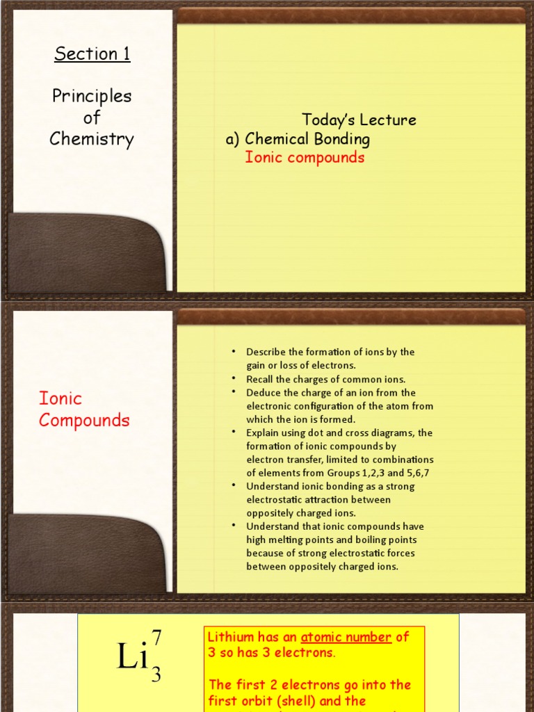 Chemical Bonding Presentation - Revision | PDF | Ion | Ionic Bonding