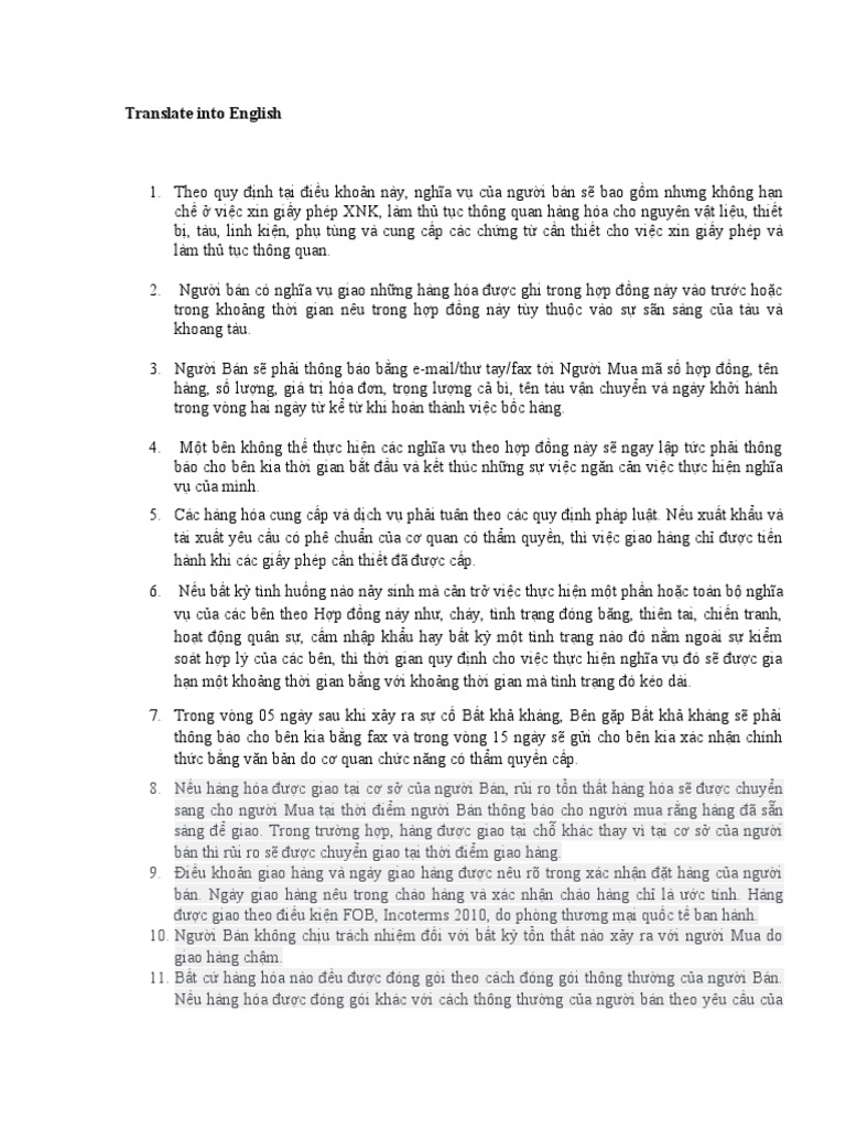 Chapter 1- V -E Translation Exercise - To Sts | PDF