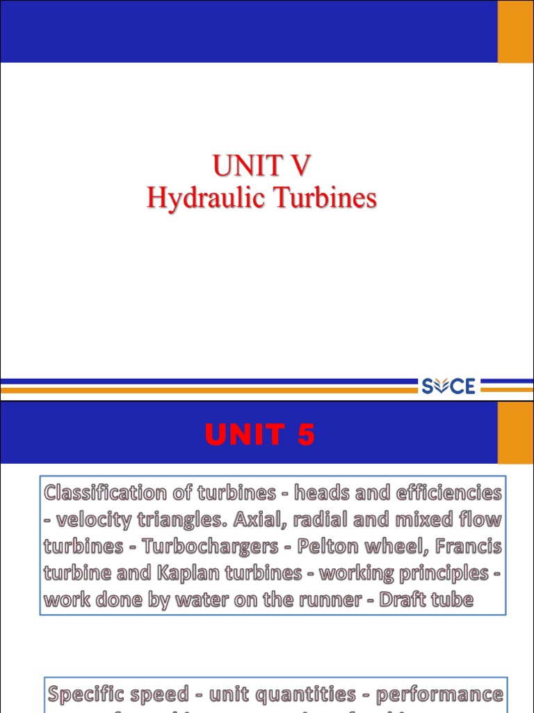 Turbine Types: Pelton, Francis, Kaplan | PDF | Turbine | Applied And ...