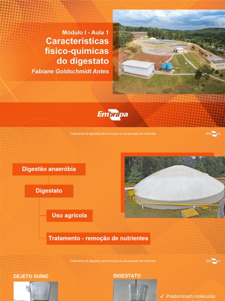 Aula 1 - Características Físico-Químicas Do Digestato | PDF ...