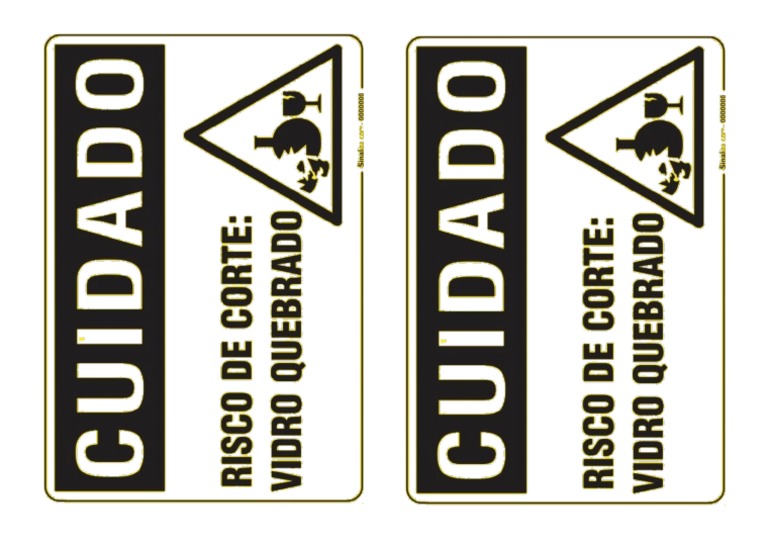 Vidro Quebrado Cuidado | PDF