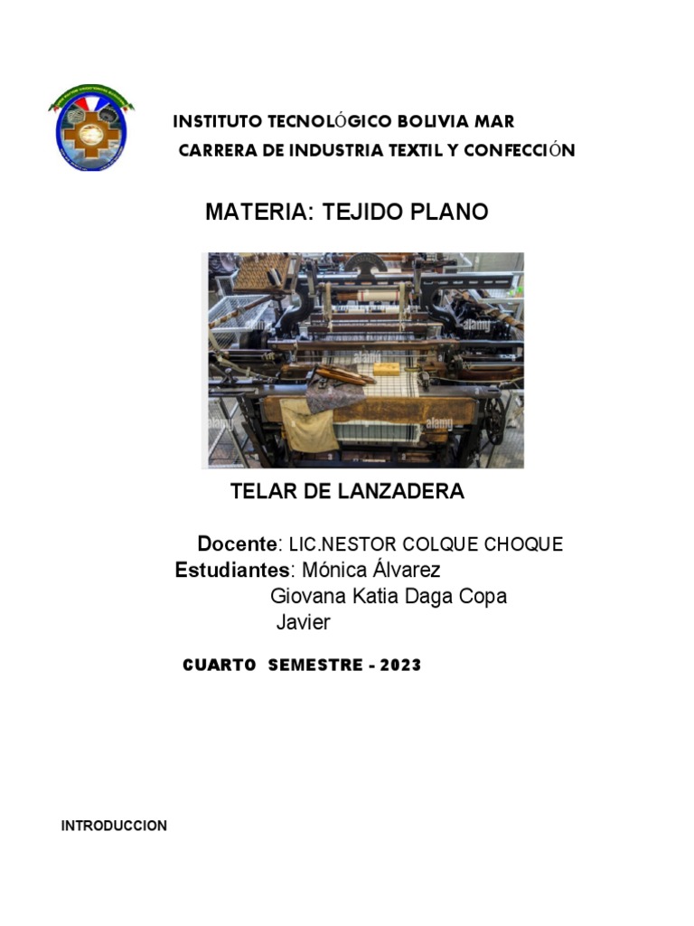 Telar A Lanzadera | PDF