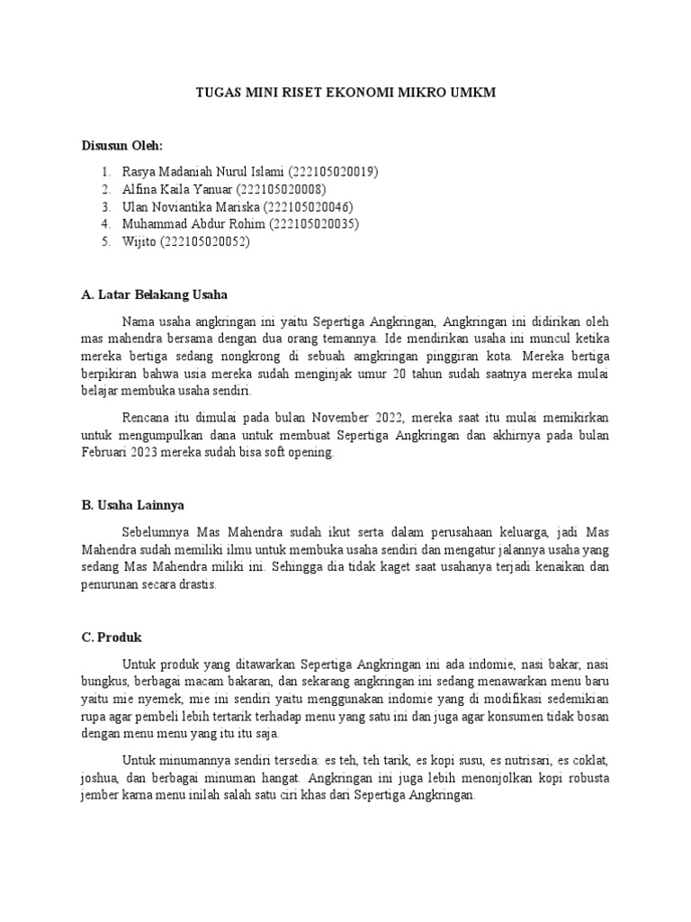 EKOmi MIKRO | PDF | Bisnis