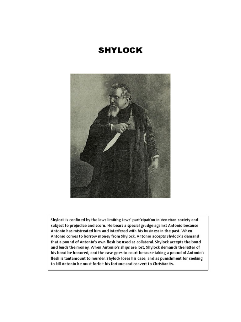 Shylock's Bond: Justice and Prejudice | PDF | History