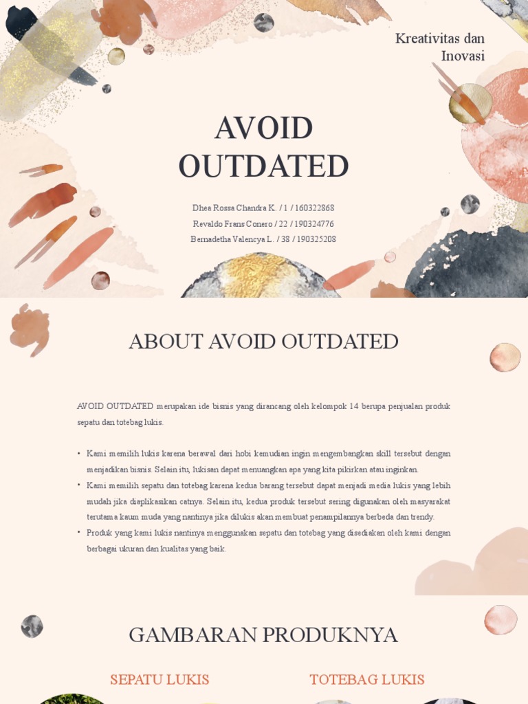 Kelompok 14 - Avoid Outdated | PDF