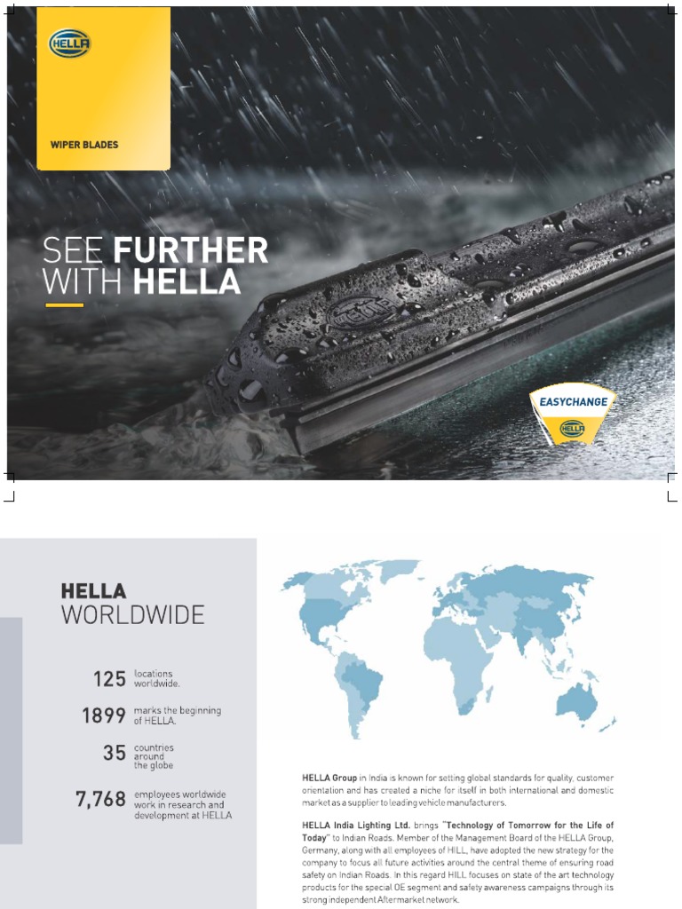 HELLA Wiper Catalogue | PDF