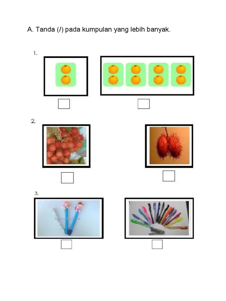 Lembaran Kerja Banyak Atau Sedikit | PDF
