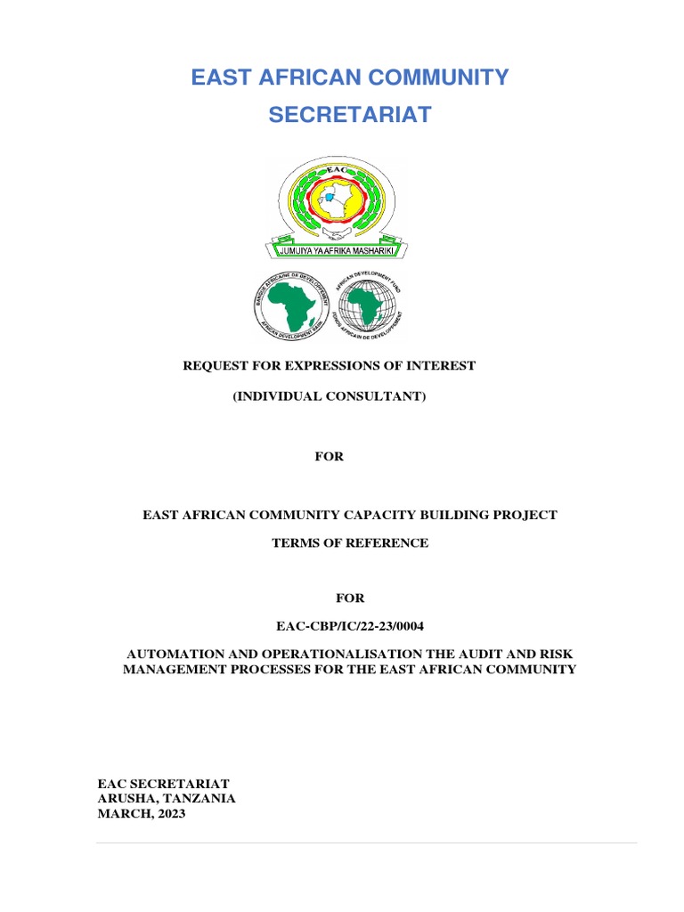 EOI and Terms of Reference(TOR) for a CONSULTANCY to Automate Audit and ...