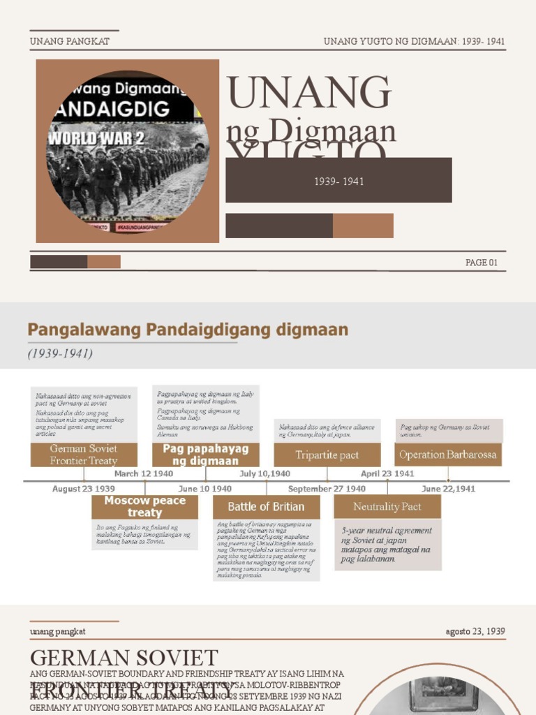 Unang Pangkat Unang Yugto NG Digmaan 1939 1941 | PDF