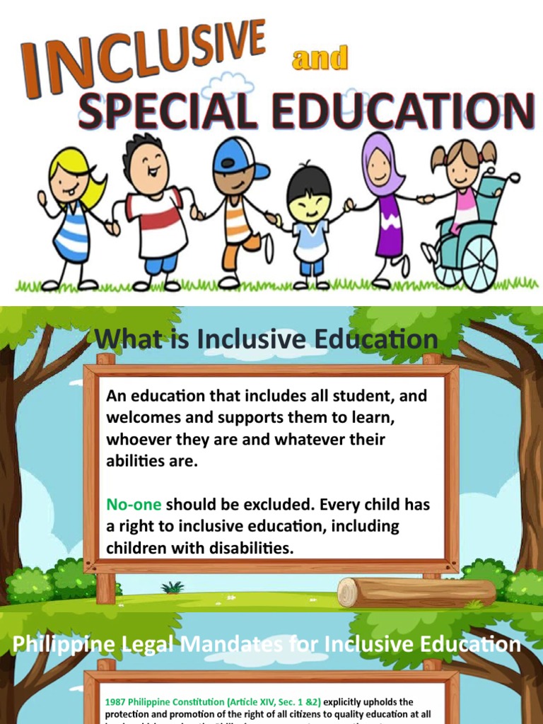 Philippine Inclusive Education Laws | PDF | Special Education ...