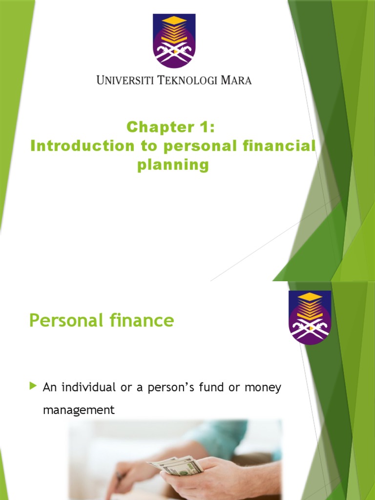 FIN 242 - CHAPTER 1 Part 2 - INTRODUCTION TO PERSONAL FINANCIAL PLANNING | PDF