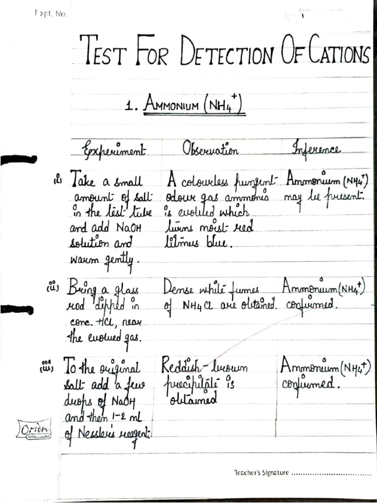Chemistry Practical 10 Part 1 | PDF | Chemistry