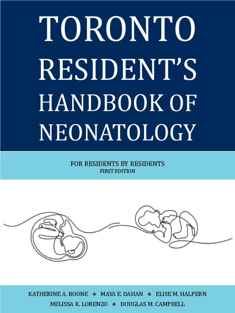 Toronto Resident's Neonatology Handbook | PDF | Prenatal Development ...