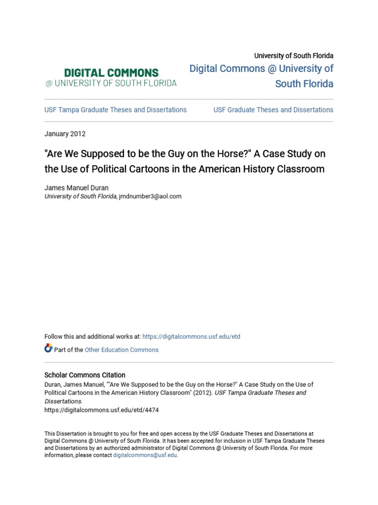 Are We Supposed To Be The Guy On The Horse - A Case Study On The | PDF ...