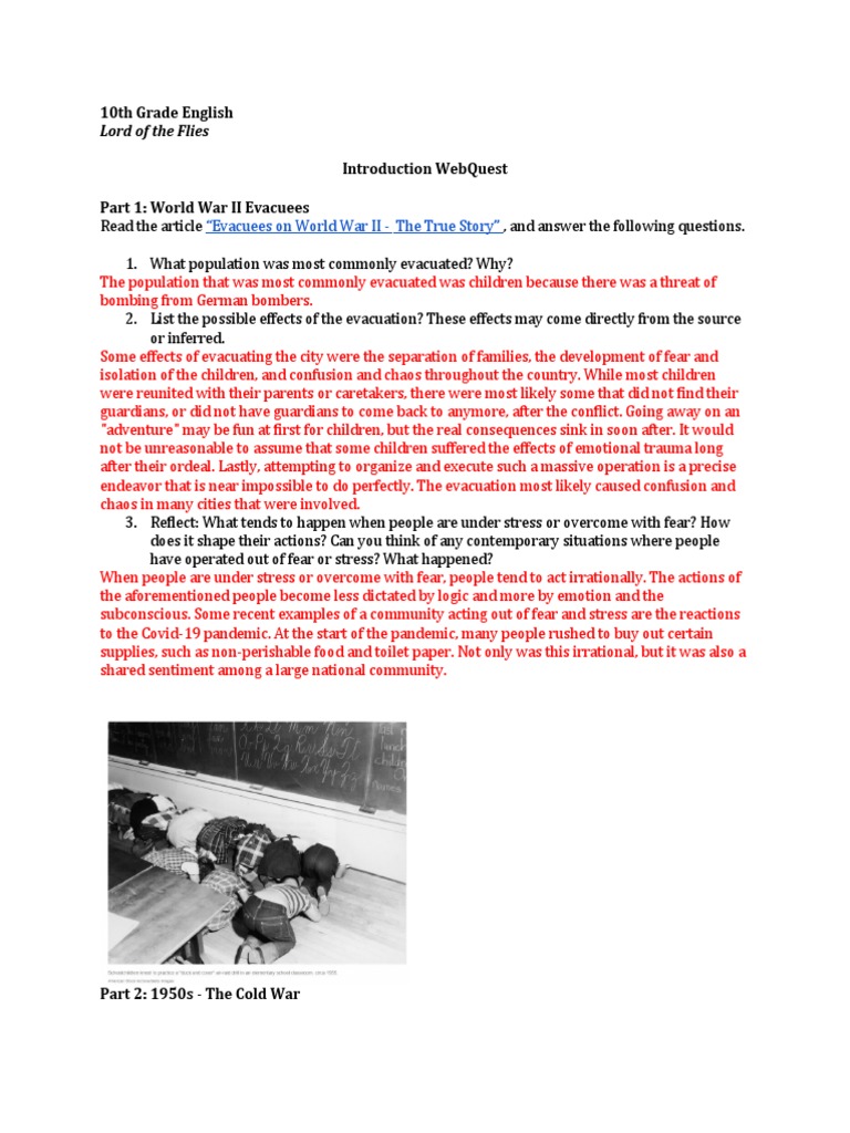 Lord_of_the_Flies_webquest | PDF