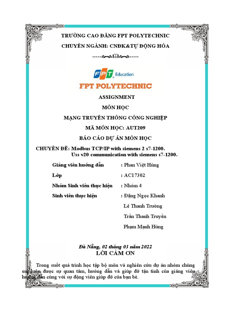 Asm Nhóm 4 Mttcn | PDF