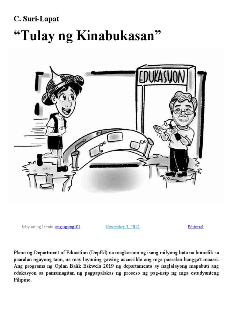 Tulay NG Kinabukasan | PDF