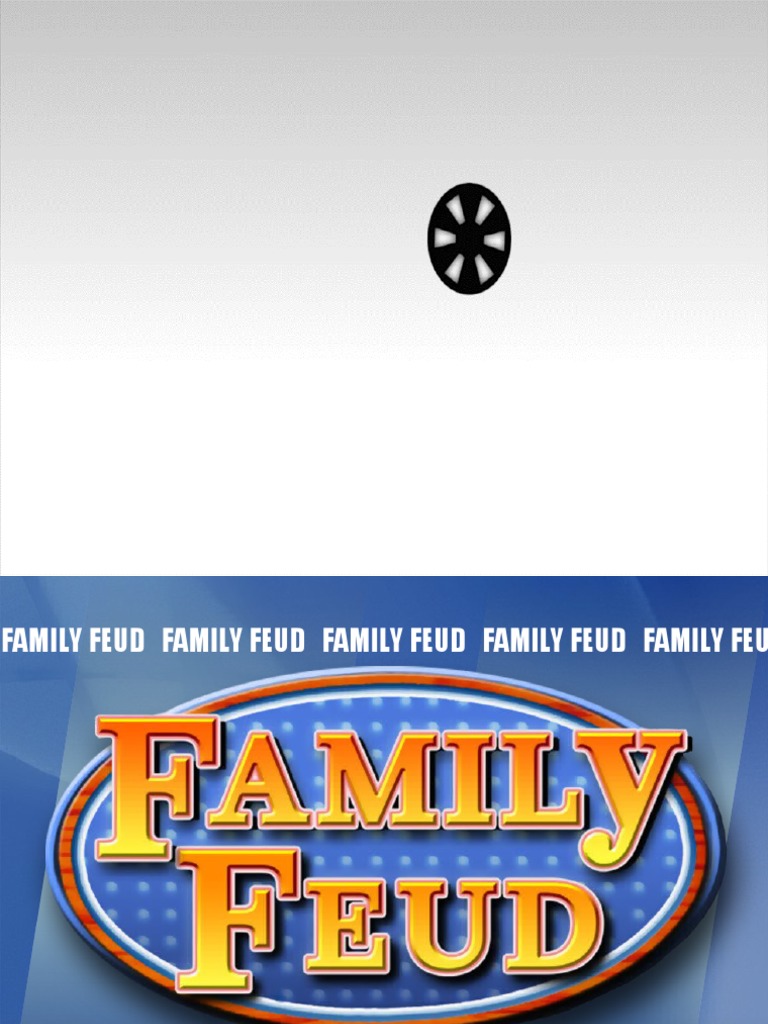 Family Feud Final 1 | PDF
