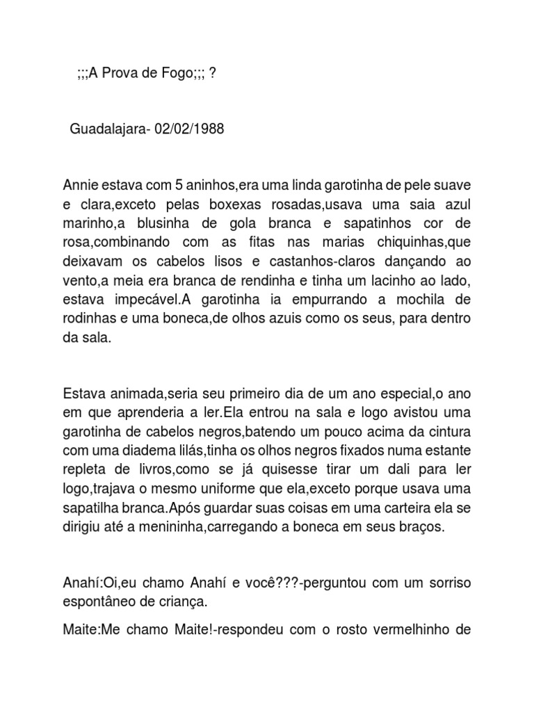 A Prova De Fogo Pdf Carro Dor