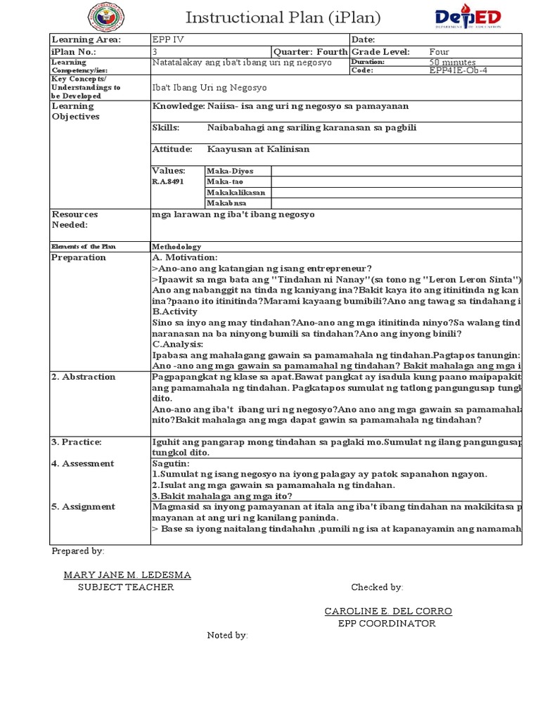 Aralin 3 Ang Ibat Ibang Uri Ng Negosyo | PDF