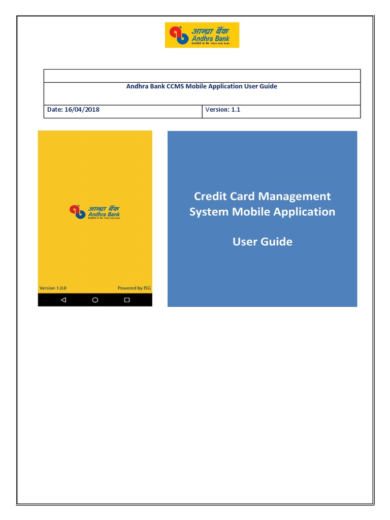 AB CCMS MobileApp-User Guide-1.1 | PDF | Personal Identification Number ...