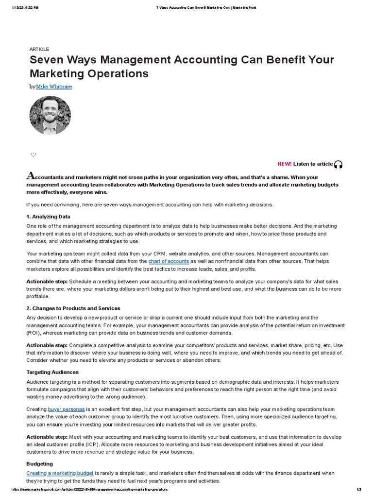 7 Ways Accounting Can Benefit Marketing Ops - MarketingProfs | PDF ...