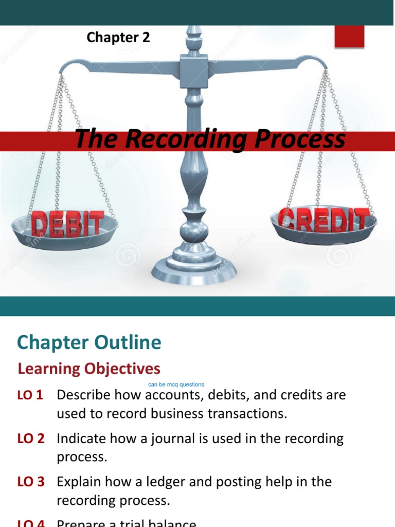 Chapter 2 The Recording Process SC | PDF | Debits And Credits ...