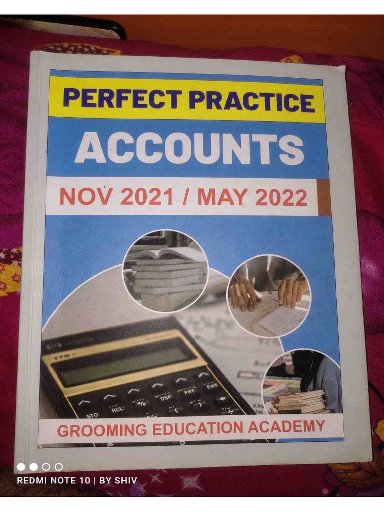 Accounts Perfect Practice Book | PDF