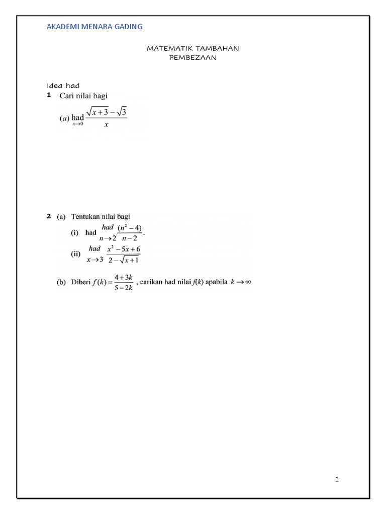 Addmath Form 5 | PDF