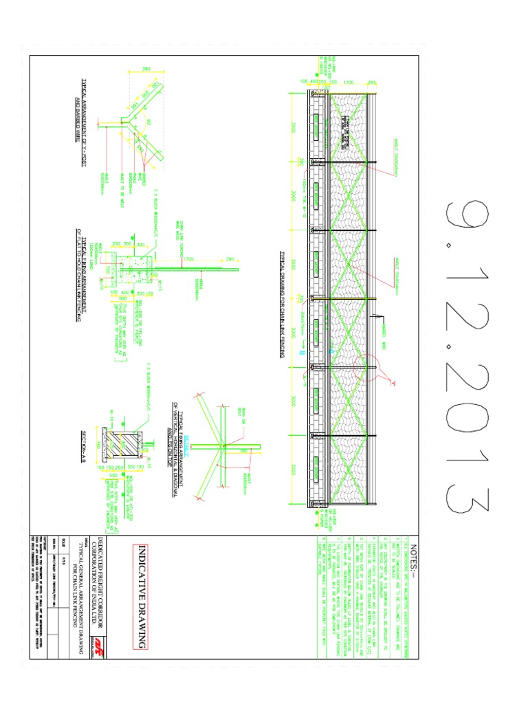 Typical Chain Link Fencing Model (1) | PDF