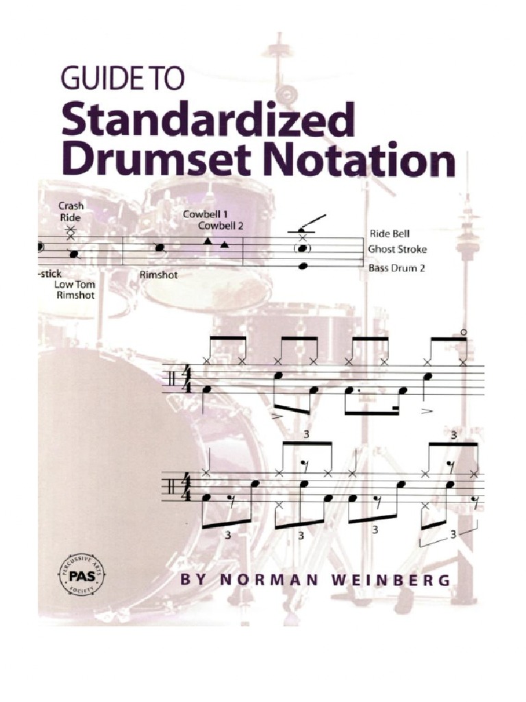 Guide To Standard Drum Notation | PDF