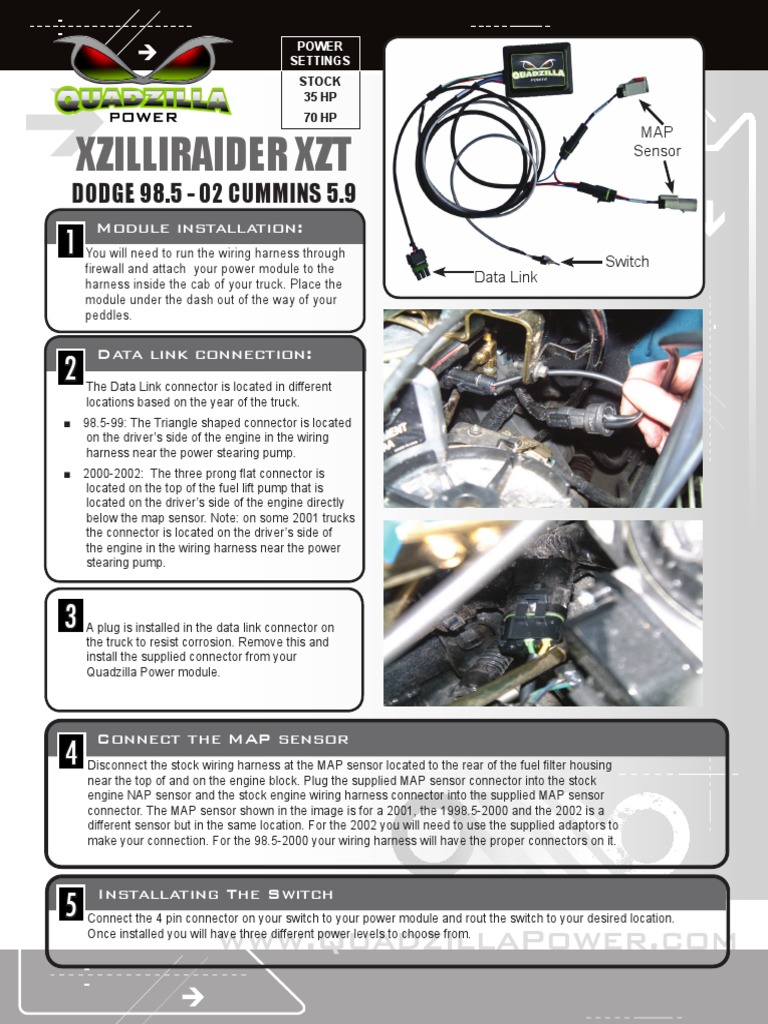 XZT-Quadzilla Install | PDF | Electrical Connector | Legal Liability