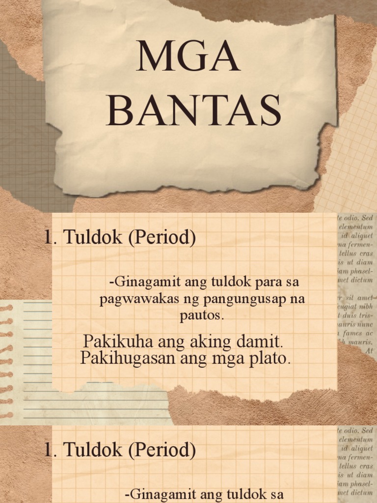 Mga Bantas | PDF
