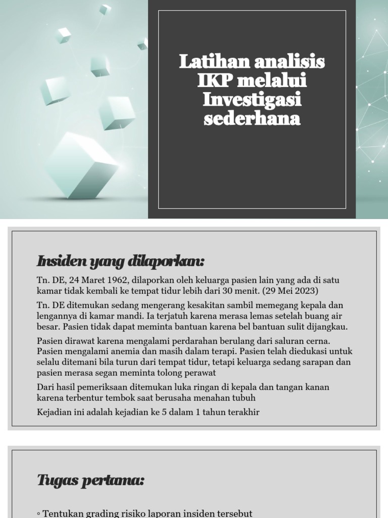 Latihan Analisis IKP Melalui Investigasi Sederhana | PDF