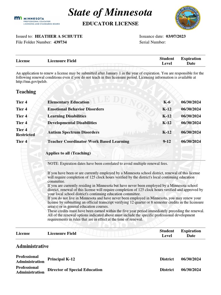 License | PDF | Licensure