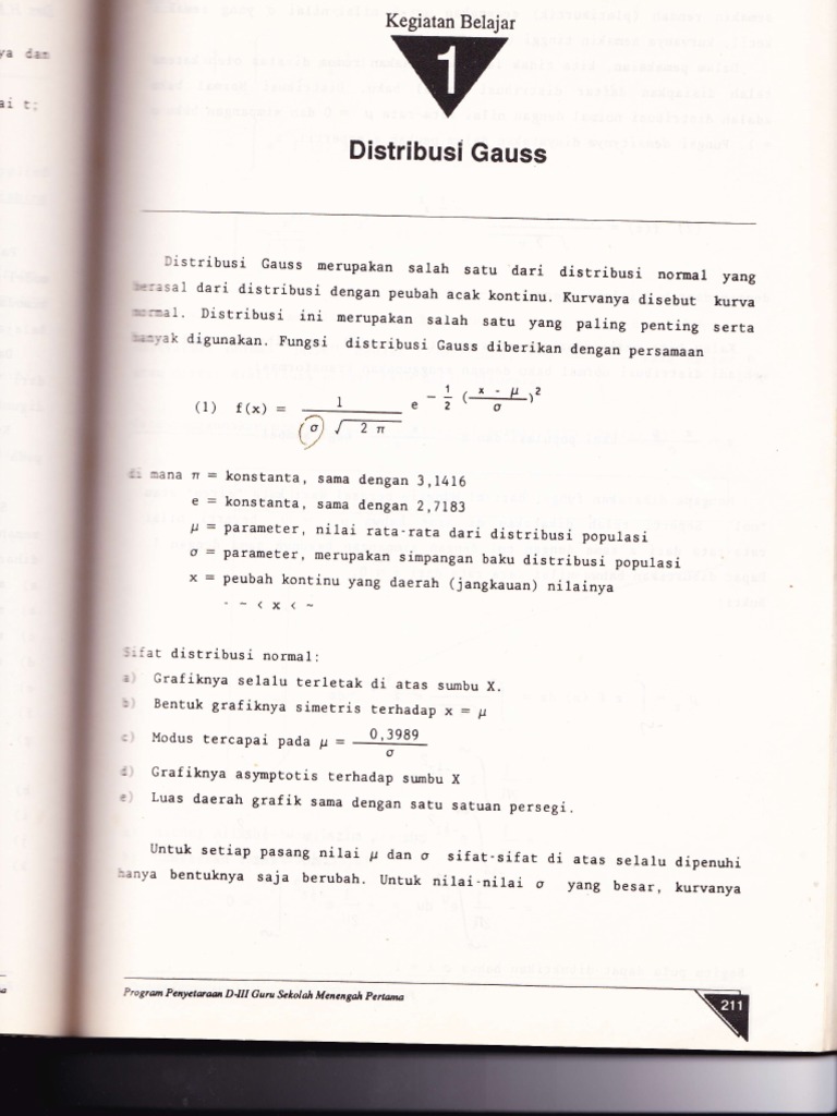 Sesi 14 Lecture Note Scan Tabel Distribusi Normal | PDF