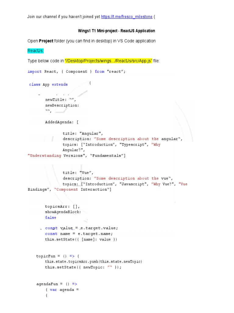 Wings1 T1 ReactJS Application (62636) | PDF | Computers