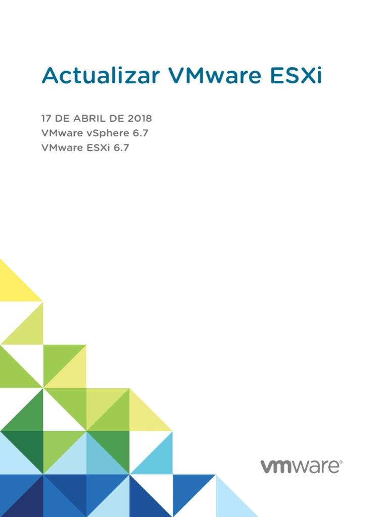 Actualizar VMware ESXi | PDF | V Mware | Cortafuegos (informática)