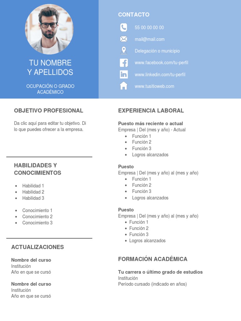 Plantilla CV2 | PDF