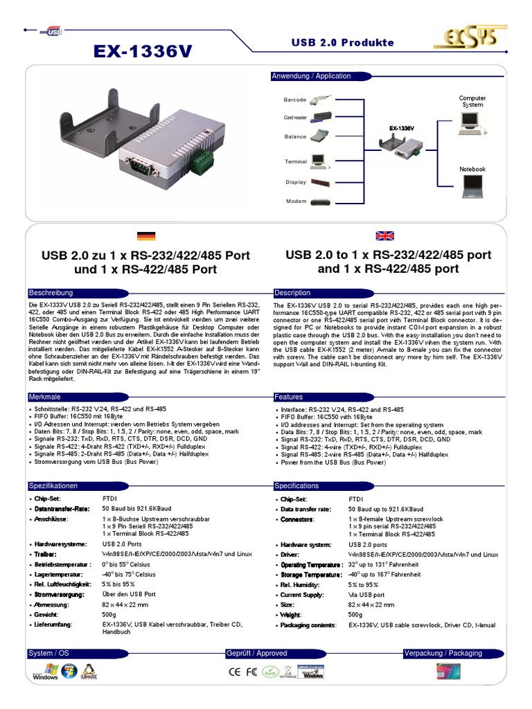 Ex-1336v Datasheet SQ | PDF