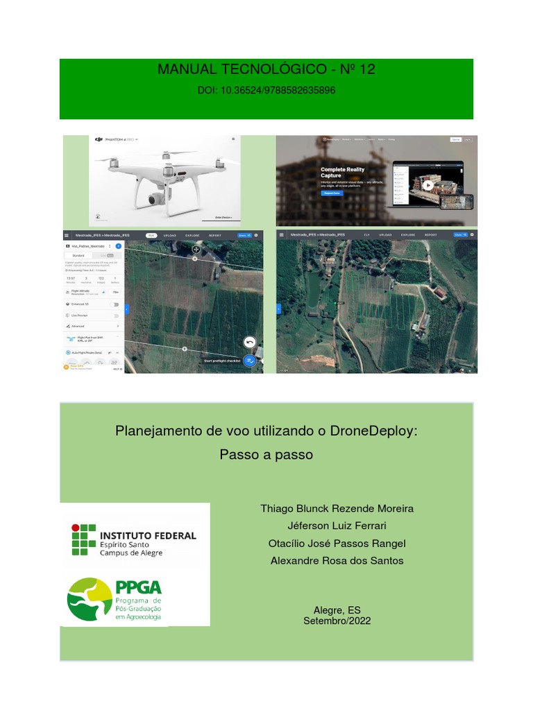 Planejamento de Voo Utilizando o DroneDeploy Passo A Passo | Download grátis PDF | Veículo aéreo ...