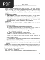 Introduction to Basic Statistics | PDF