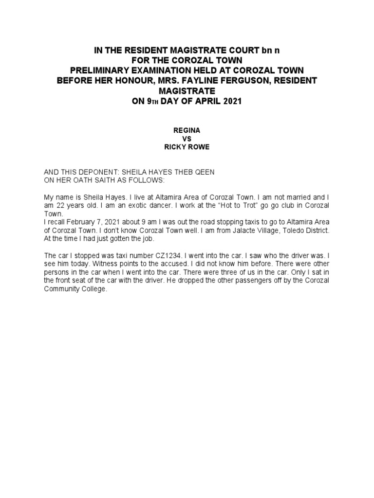 The Queen V Ricky Rowe | PDF | Vagina