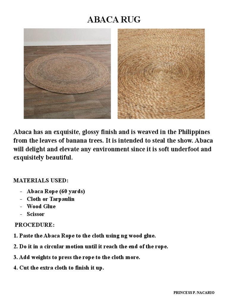 Abaca Rug | PDF