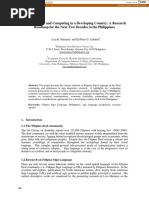 Training in Filipino Sign Language | PDF | Sign Language | Hand