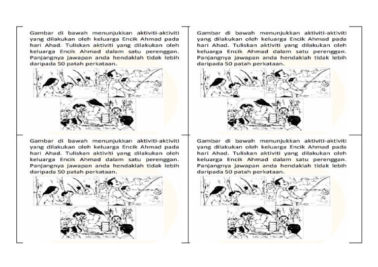 2) Aktiviti Keluarga Pada Hari Ahad | PDF
